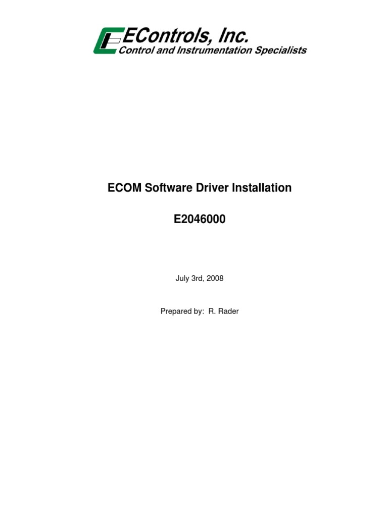 12 Ecom Installation Manual | PDF
