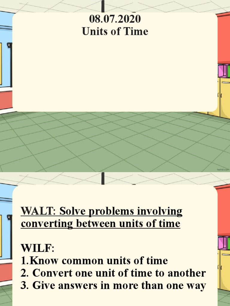 Converting Units of Time | PDF