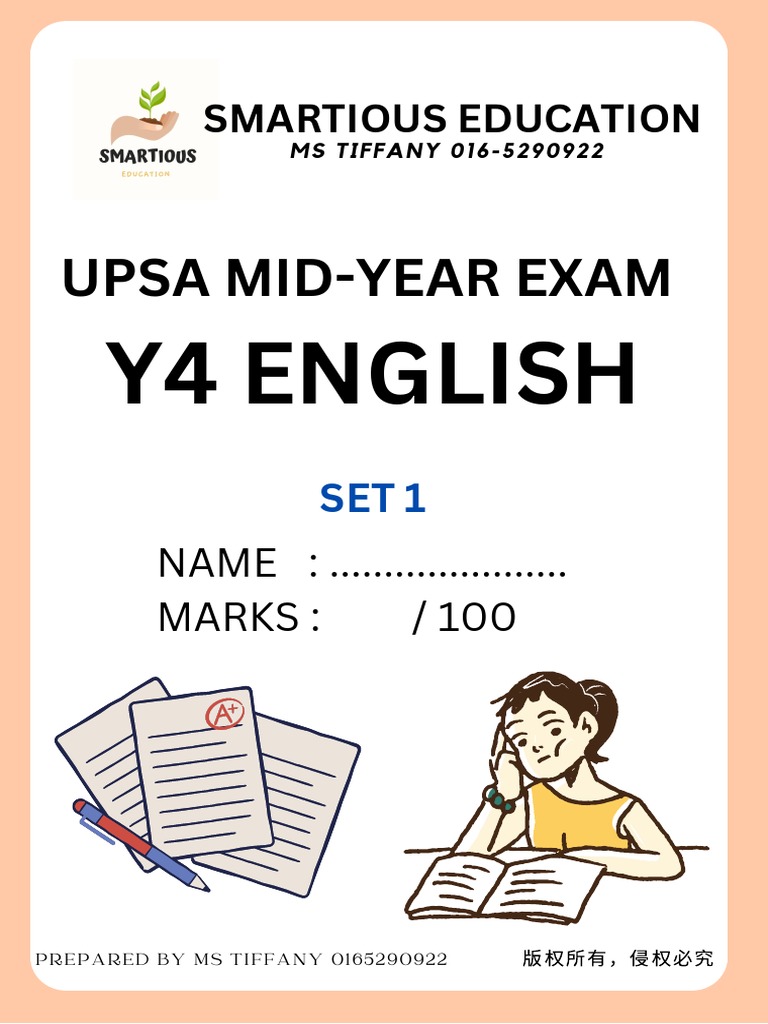 Y4 Upsa English | PDF
