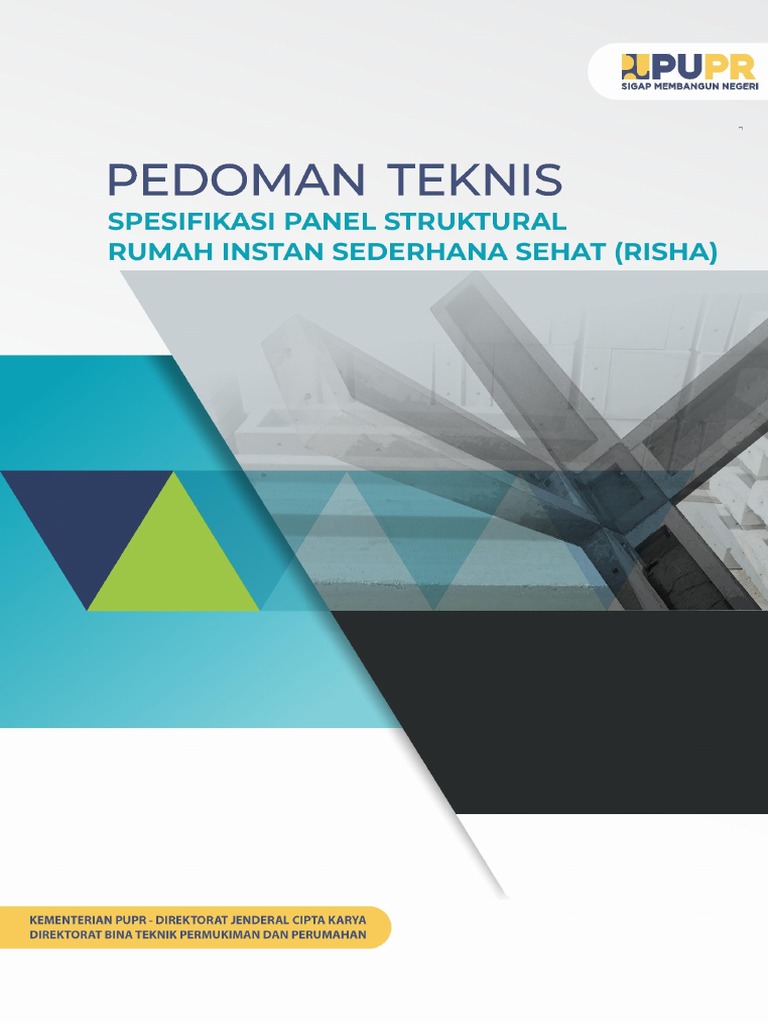 Buku 1 - Pedoman Teknis Spesifikasi Panel Struktural RISHA | PDF