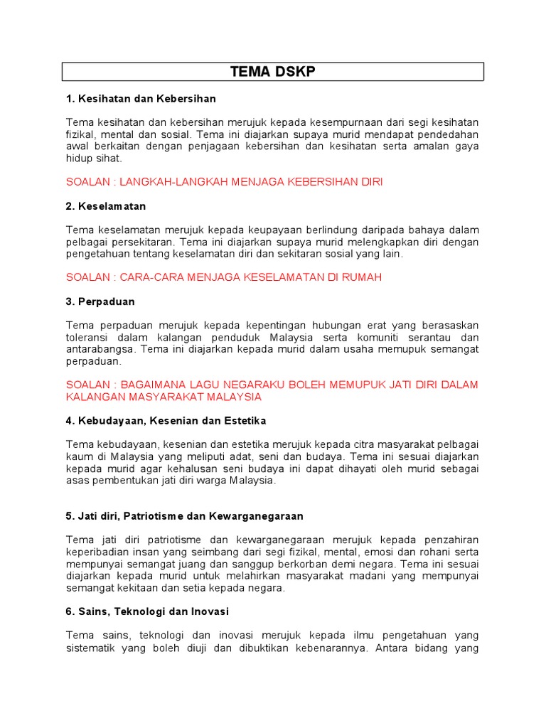 Tema DSKP | PDF