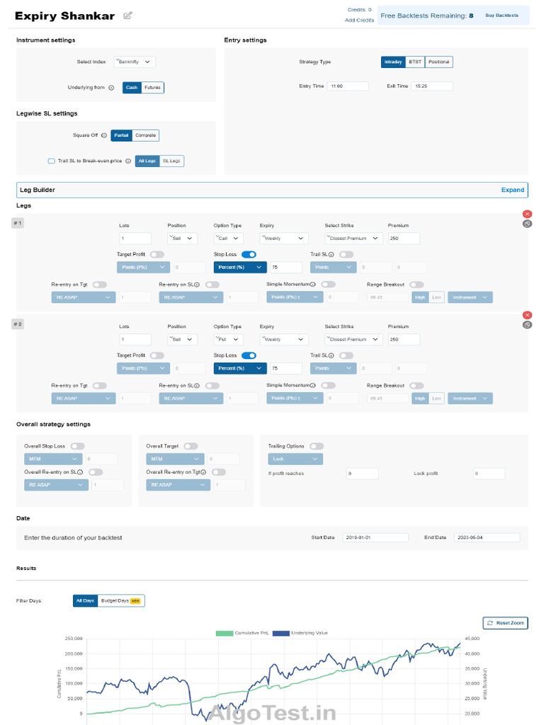 Algotest Strategy Expiry Shankar 2oh72j0 | PDF