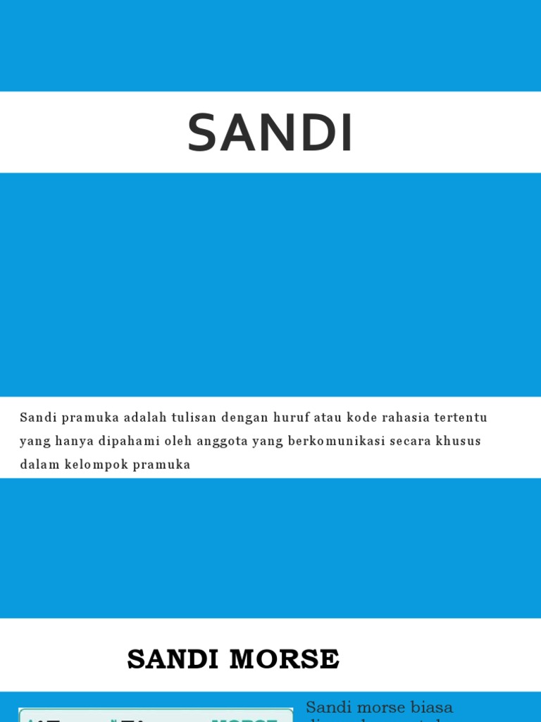Sandi | PDF