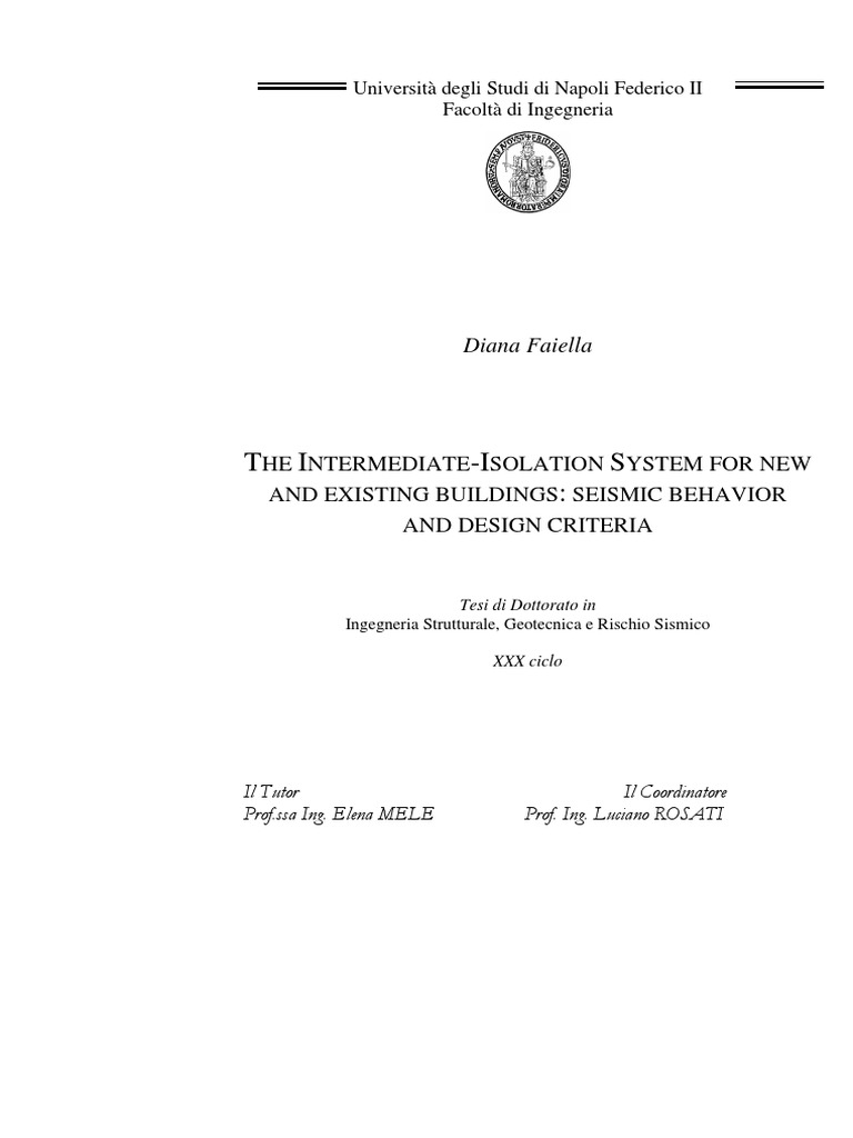 The Intermediate-Isotation System For New and Existing Buildgins ... The Intermediate-Isotation System For New and Existing Buildgins ...