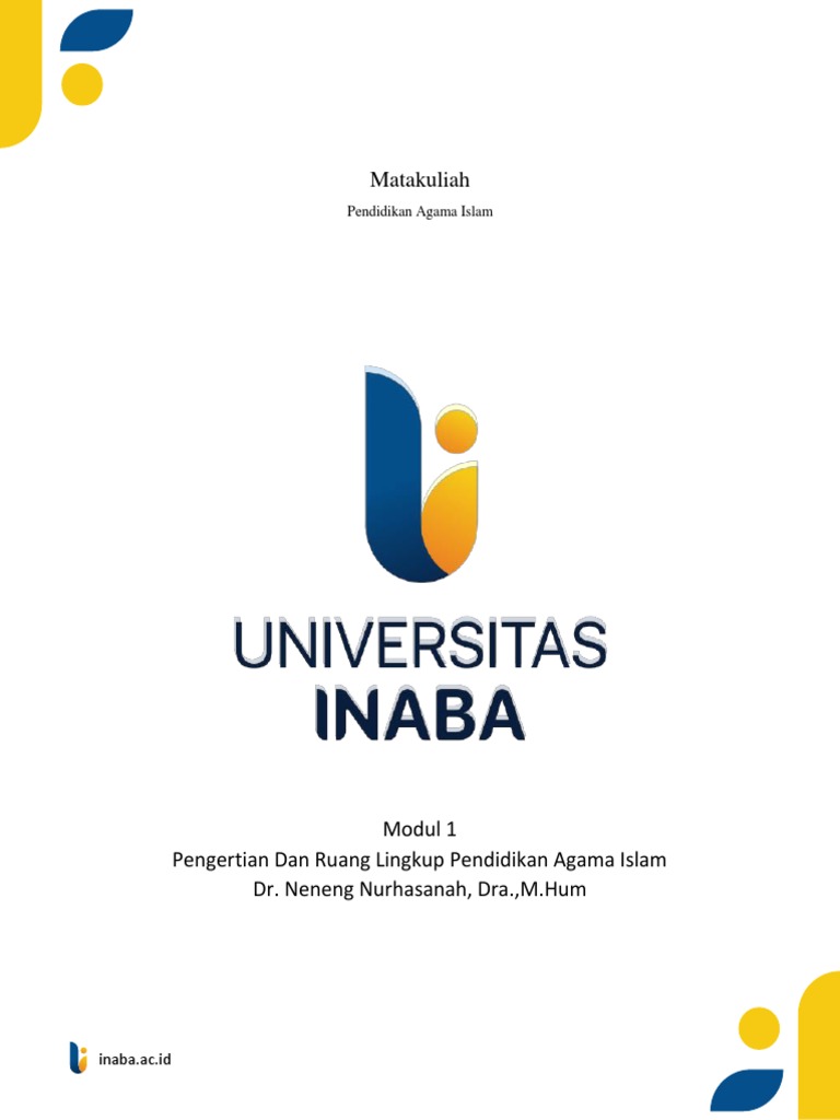 Modul Perkuliahan Sesi 1 | PDF