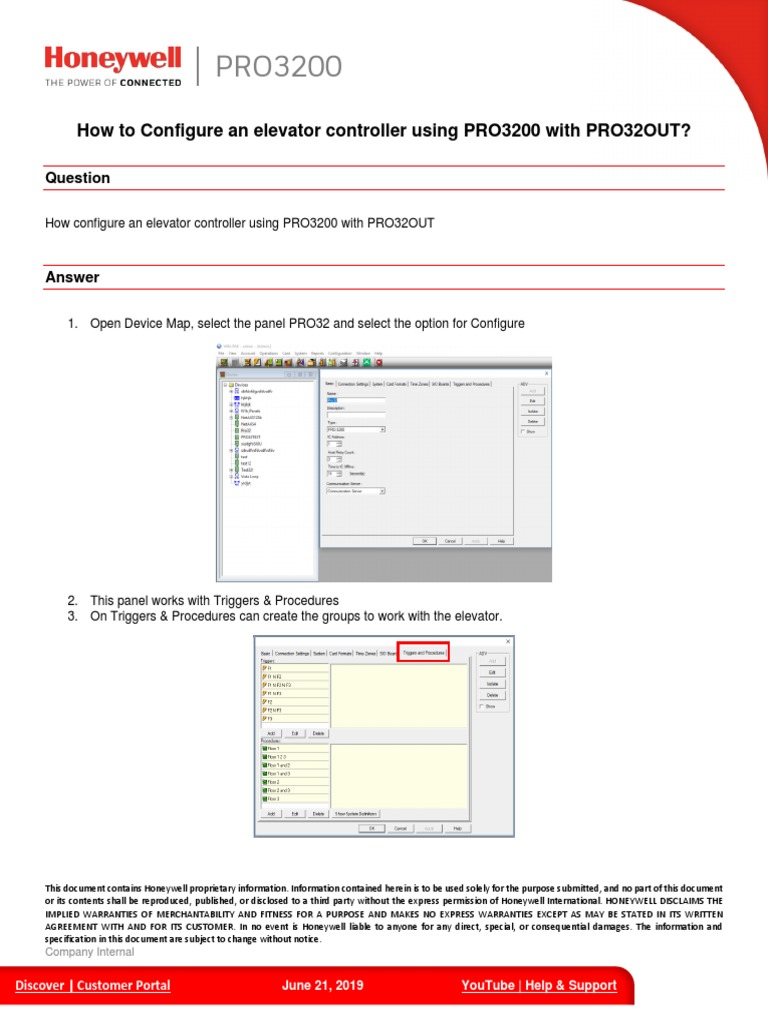 Pro3200 How To Program An Elevator Controller With Pro32OUT RevB | PDF ...