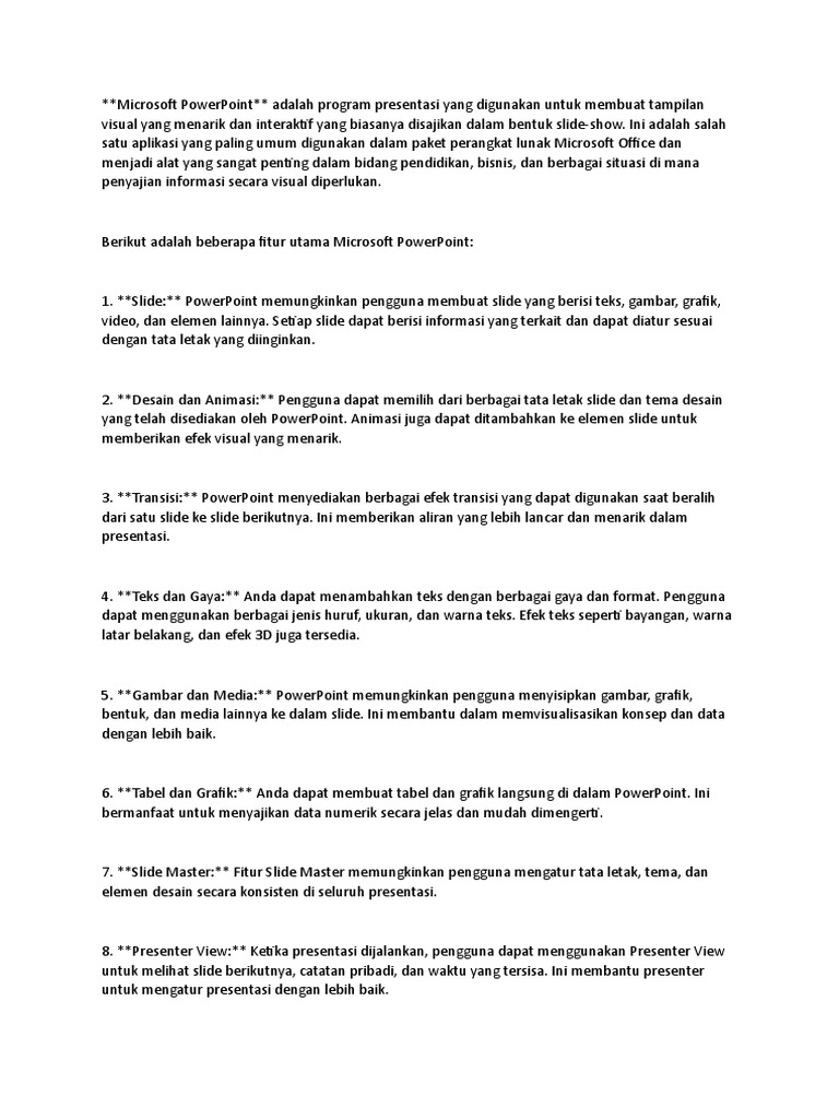 Microsoft PowerPoint | PDF