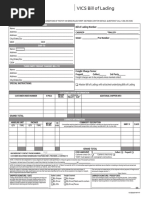 TFF Bol Form | PDF | Cargo | Bill Of Lading