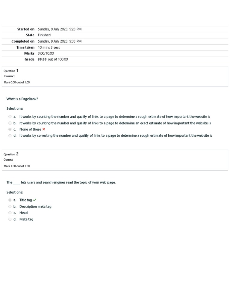 Midterm Lab Quiz 1 - Attempt Reviewmechs | PDF