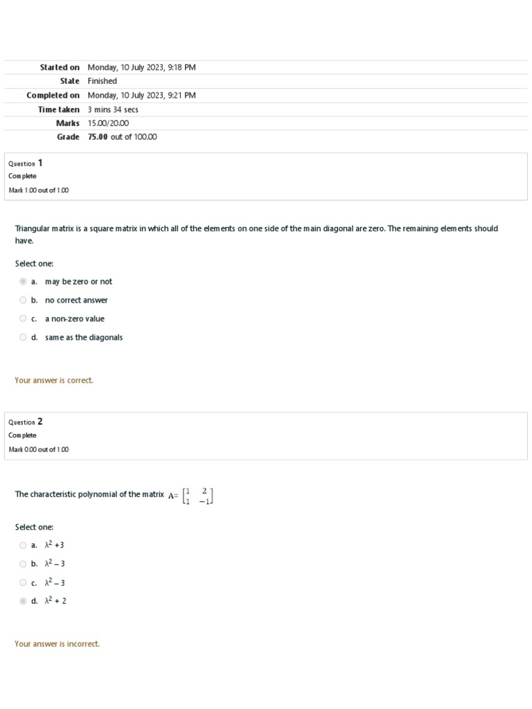MIDTERM LAB QUIZ 2 - Attempt Reviewnume2 | PDF
