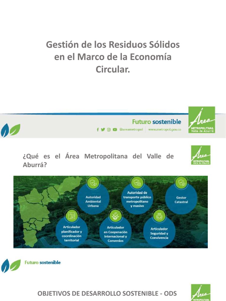 Gestión de Residuos Sólidos en El Marco de La Economía Circular | PDF | Residuos | Gestión de ...