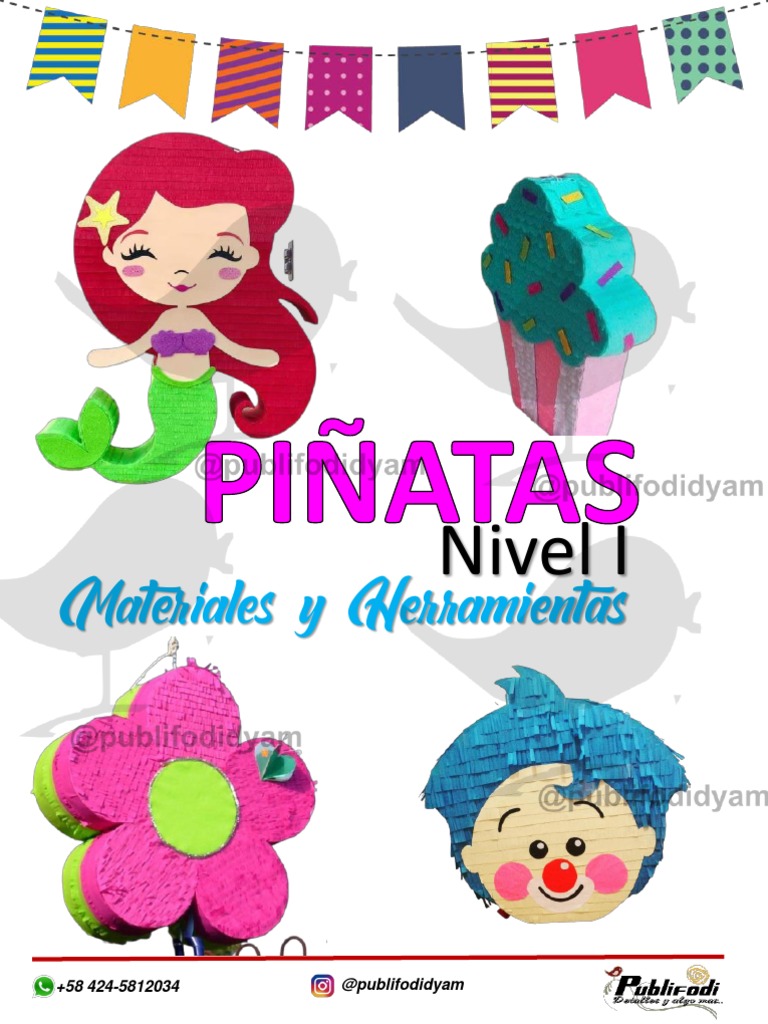 1.n Guia Piñatas | PDF | Cartón | Materiales