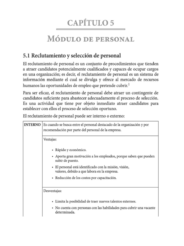 Modulo Personal | PDF
