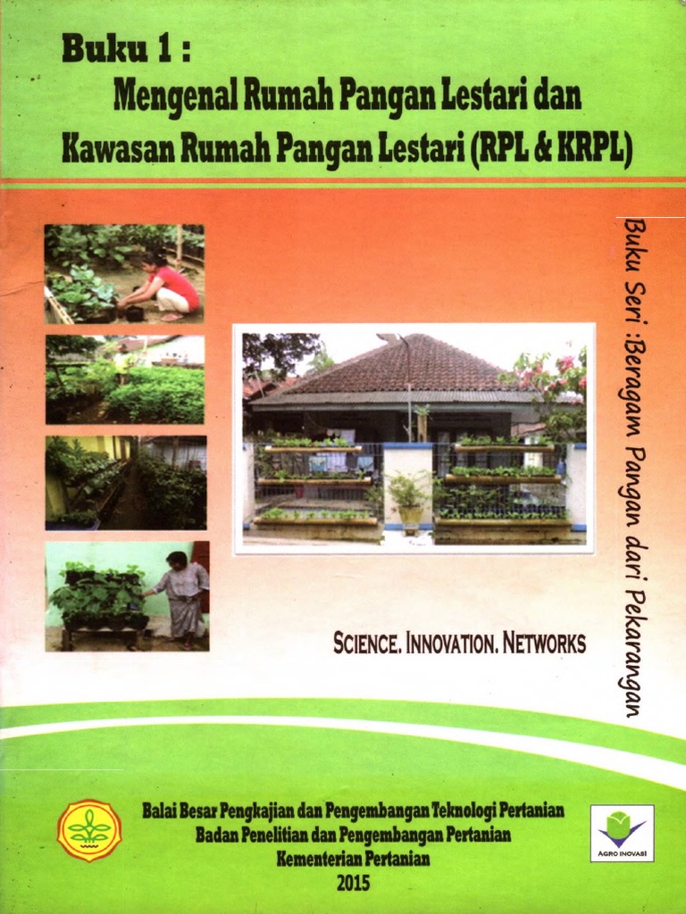 Buku 1 Mengenal Rumah Pangan Lestari Dan Kawasan Rumah Pangan Lestari (RPL & KRPL) | PDF
