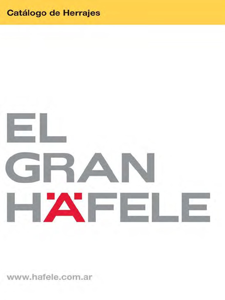Herrajes Hafele Catálogo | PDF | Red mundial | Internet y web