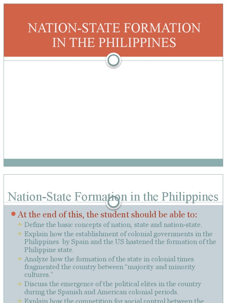 Nation-State Formation in the Philippines | PDF