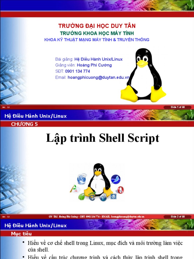 CS 226 - He Dieu Hanh Unix-Linux - 2022F - Lecture Slides - 14 | PDF