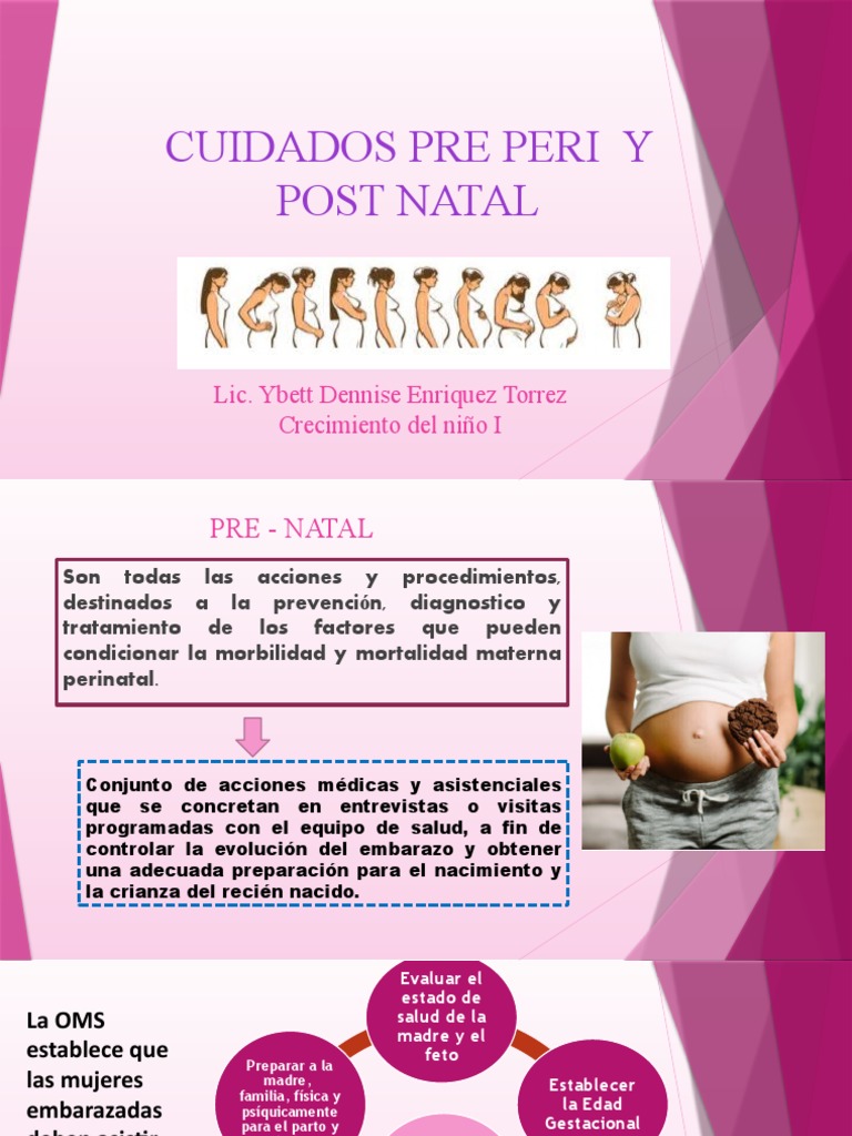 Cuidados Pre - Peri y Post Natal | PDF
