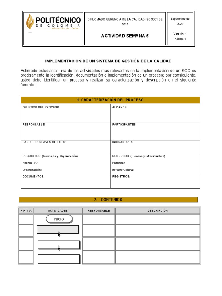 Actividad Modulo 5 | PDF | Sistema de manejo de calidad | Business