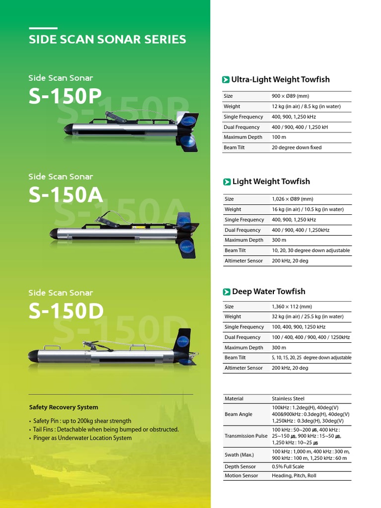 Modelos Side Sonar Scan | PDF | Sonar | Equipment