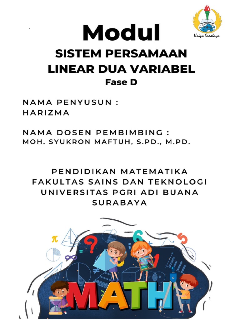 Modul SPLDV Harizma | PDF