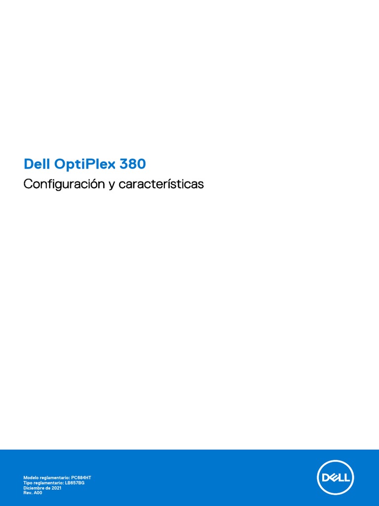 Optiplex 380 Setup Guide | PDF | Juegos y actividades | Tecnología
