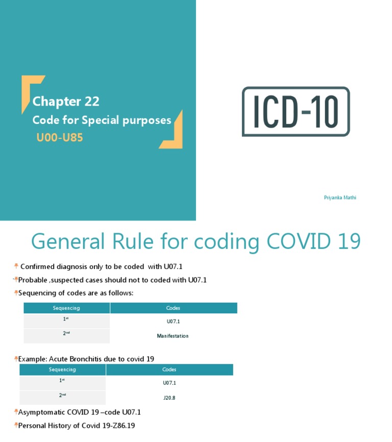 ICD 10 Chapter Guu | PDF