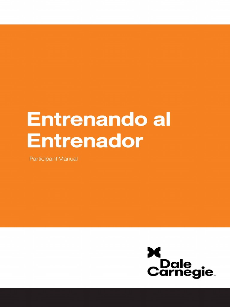 Manual Entrenando Al Entrenador | PDF
