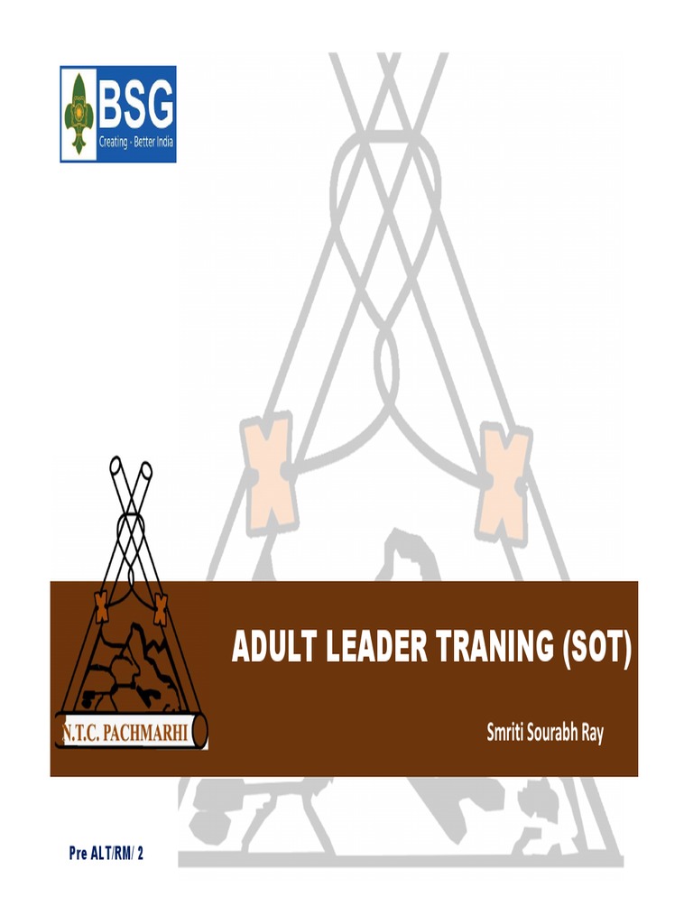 Adult Leader Training SOT | PDF | Scouting | Youth Movements