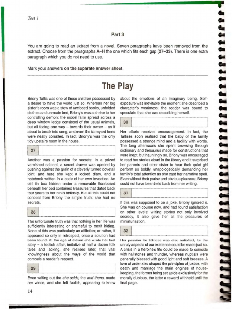 09.07 CPE Reading Part 3 | PDF