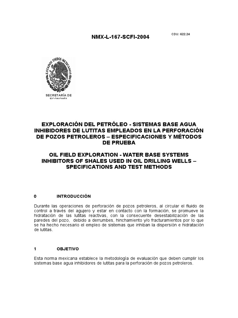 NMX - L-167-Scfi-2004 | PDF | Filtración | Agua