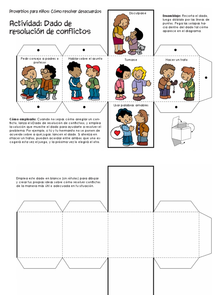 656 ProverbsforKids ResolvingConflicts Activity Es | PDF