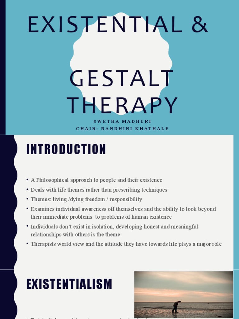 Existential & Gestalt Therapy | PDF
