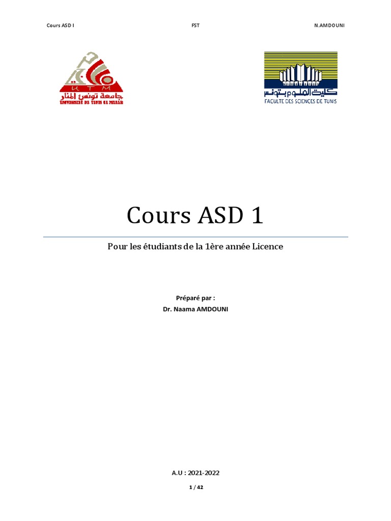 Cours ASD1 | PDF