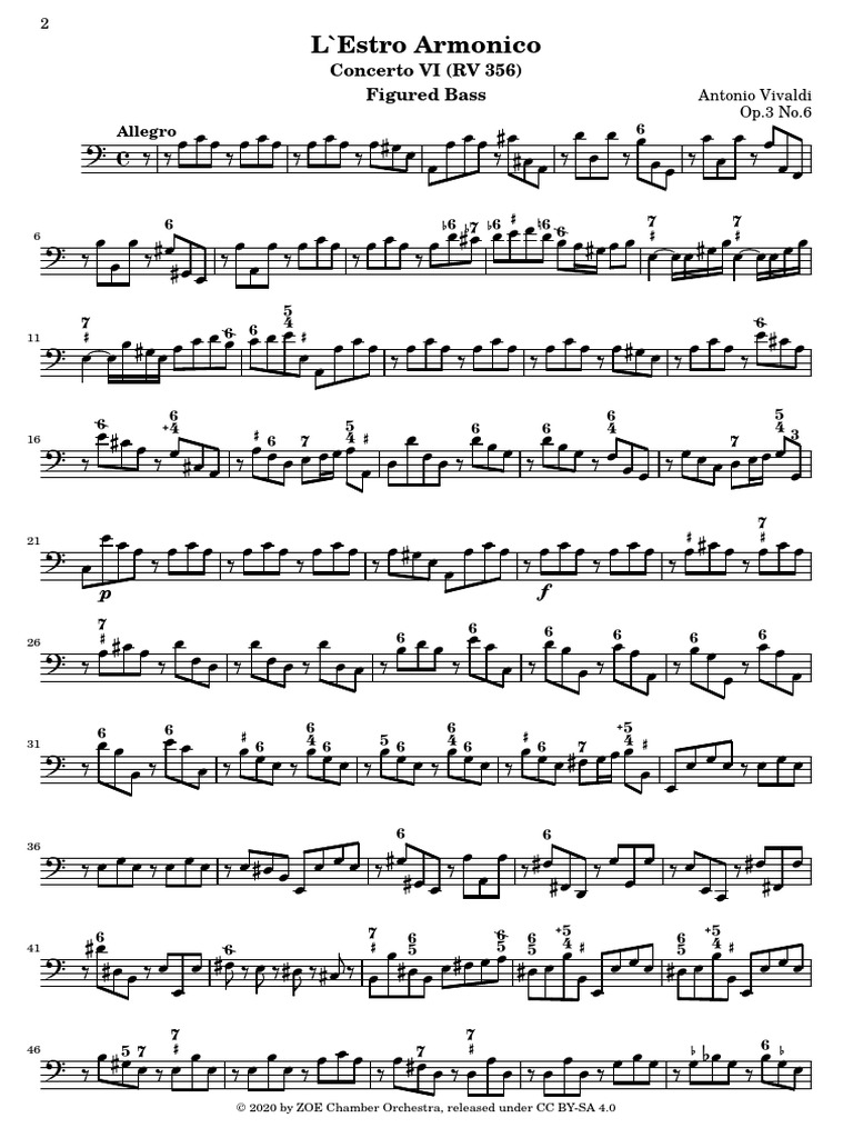 IMSLP614592 PMLP126411 Figured - Bass | PDF | Compositions | Music Theory