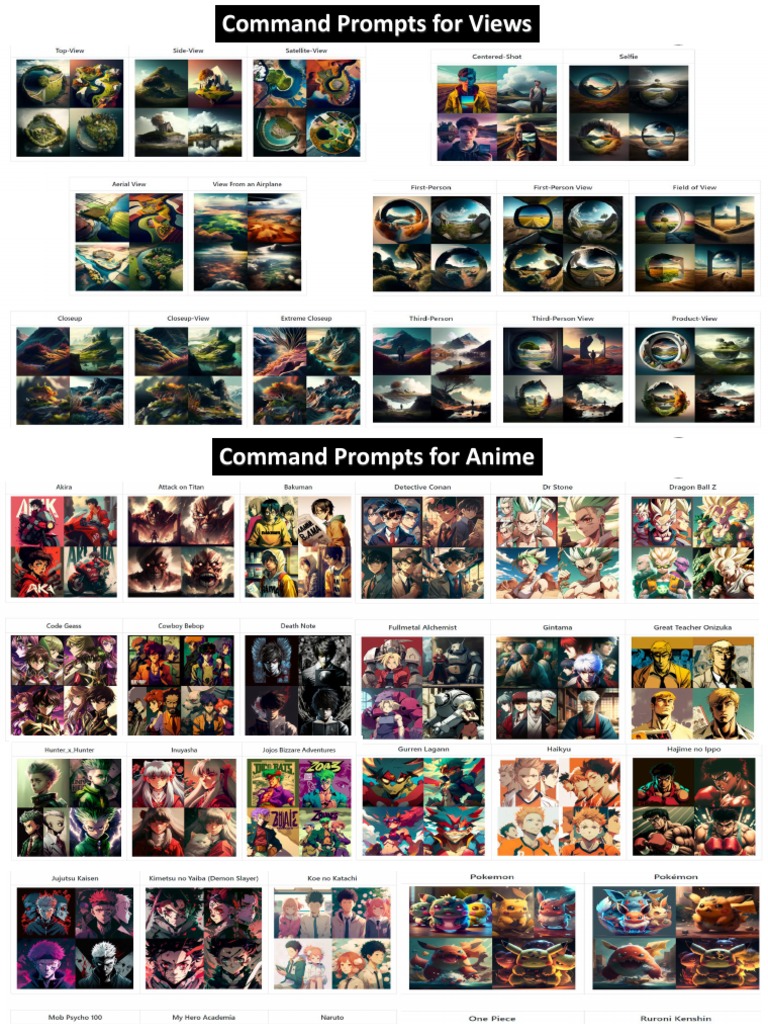 100 Prompts Midjourney | PDF