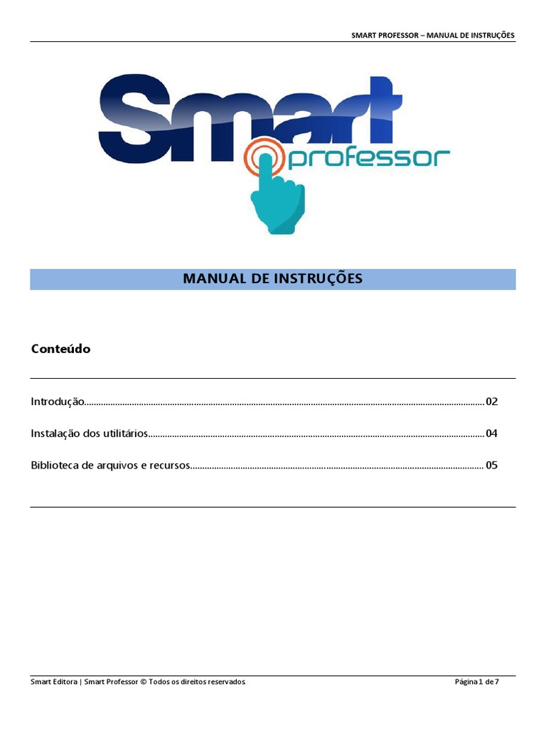 Manual de Instruções | PDF Manual de Instruções | PDF