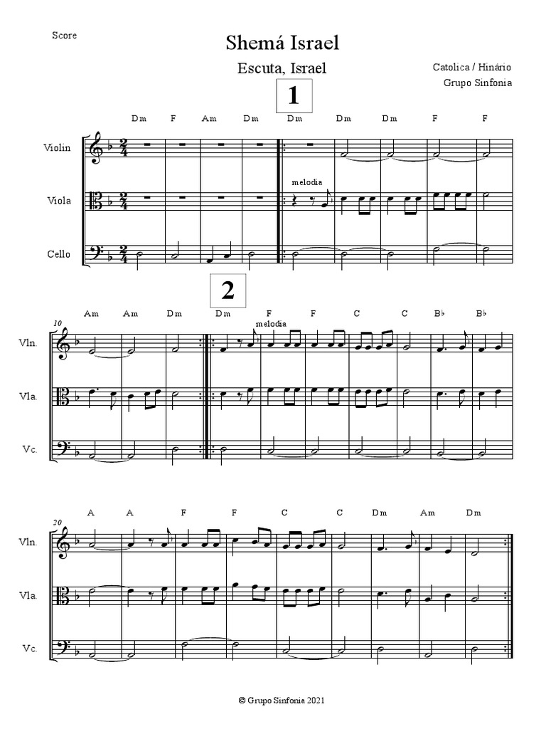 Shema Israel - Grade | PDF