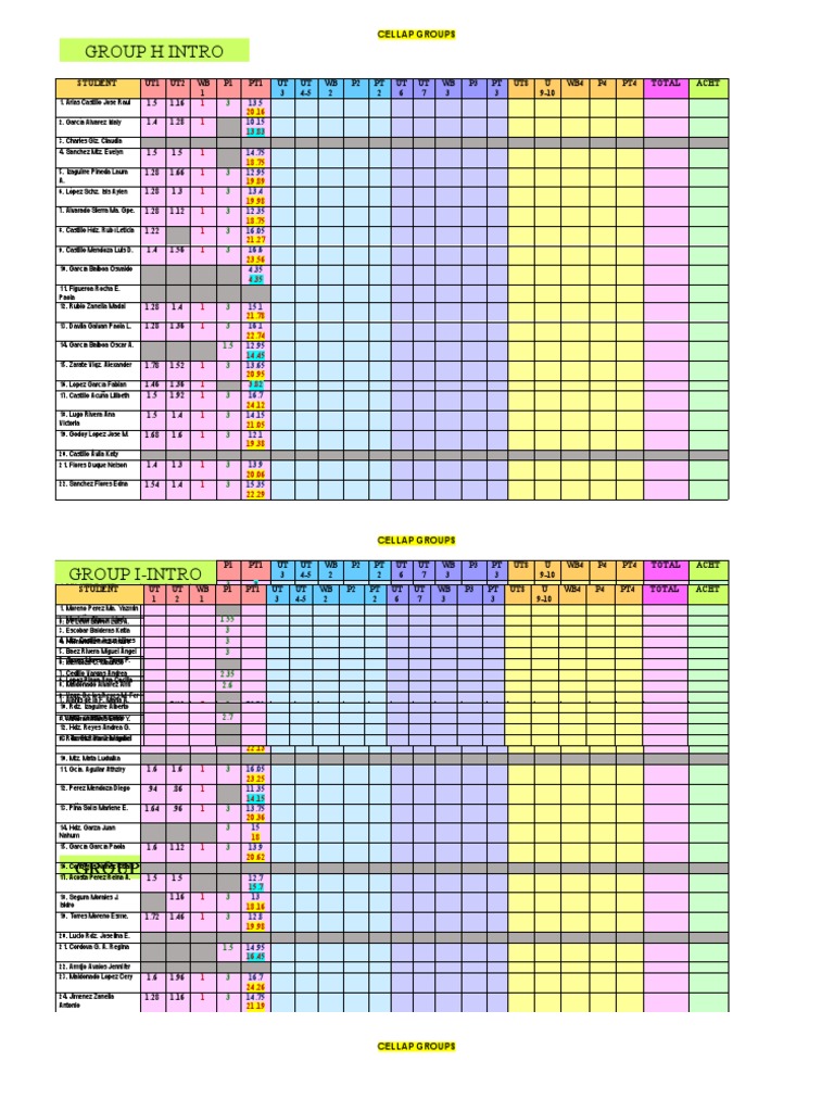 Student Performance Scores Summary | PDF