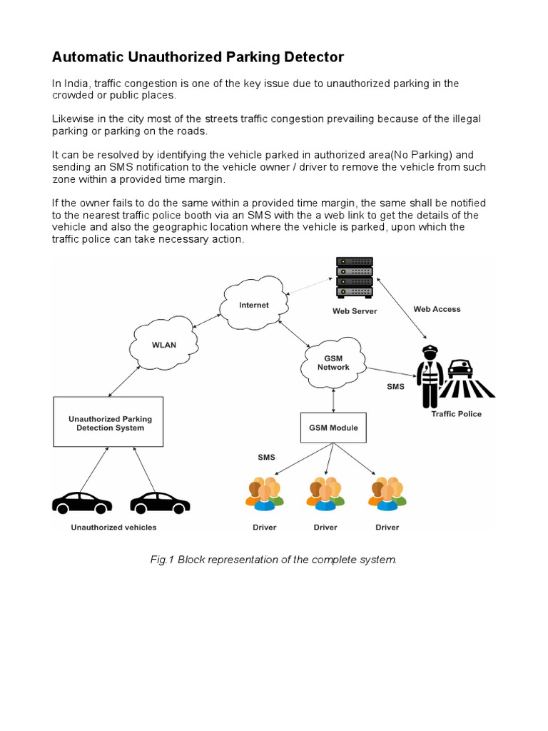 Automated Unauthorized Parking Detector | PDF | Radio Frequency ...