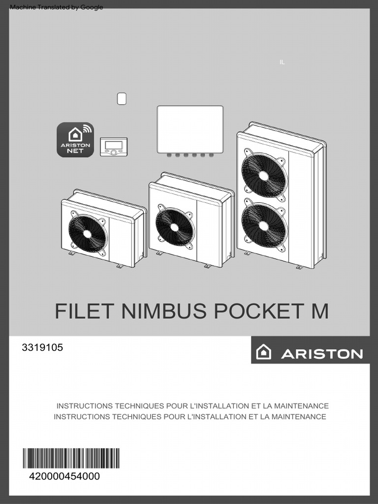 Ariston Nimbus Pocket M Net Manuale Installazione | PDF