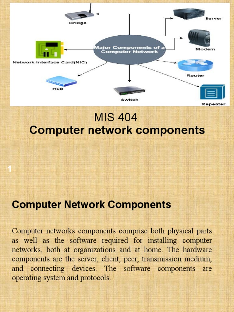 Computer Network Components | PDF | Computer Network | Router (Computing)