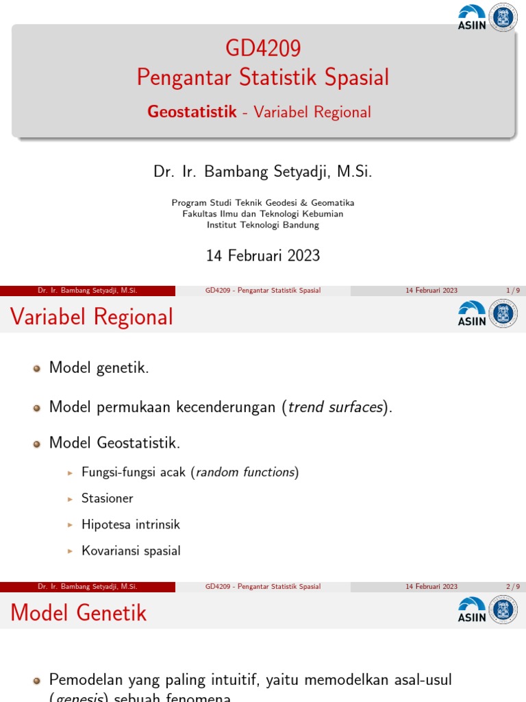 03 Geostatistics And Spatial Covariance Pdf