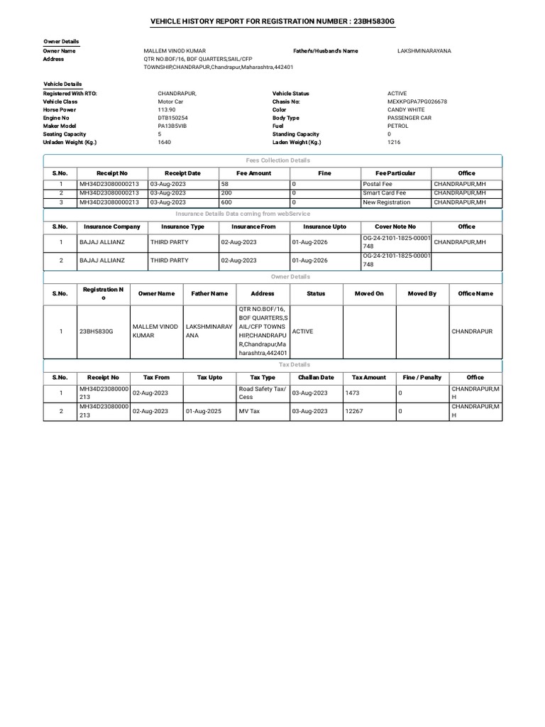 Vahan - Parivahan.gov - in Vahanservice Vahan Ui Eapplication ...