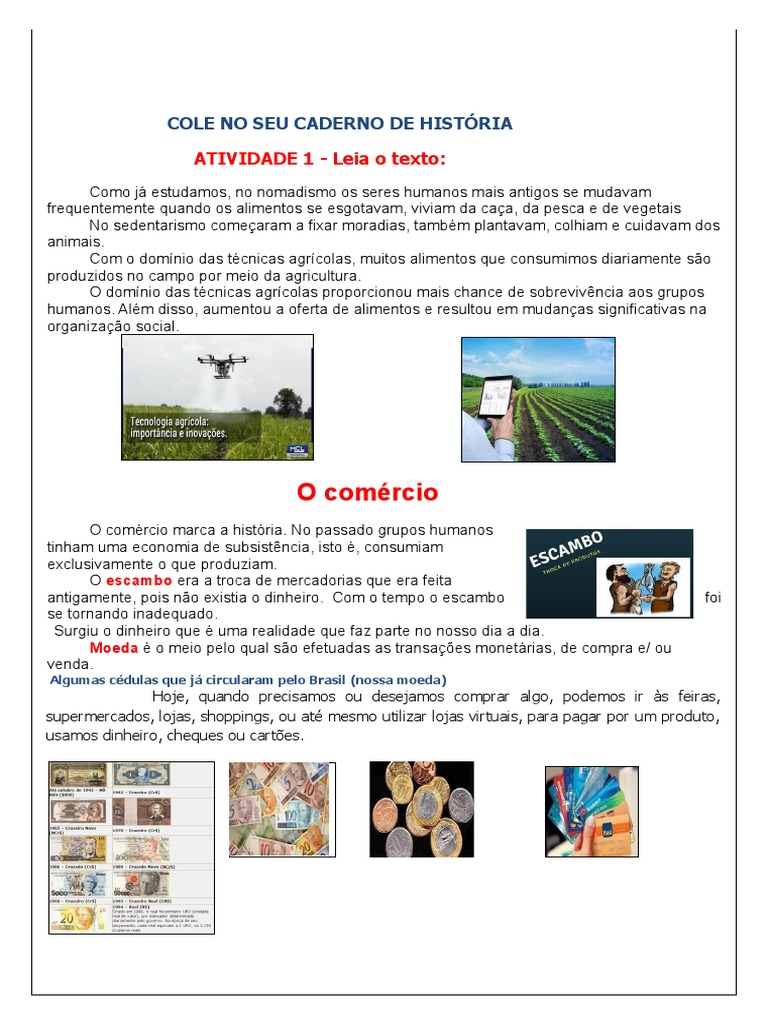 Atividade de Escambo | PDF