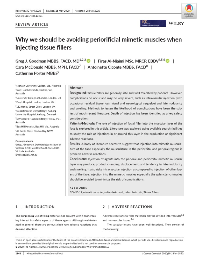 Why We Should Be Avoiding Periorificial Mimetic Muscles When Injecting ... Why We Should Be Avoiding Periorificial Mimetic Muscles When Injecting ...
