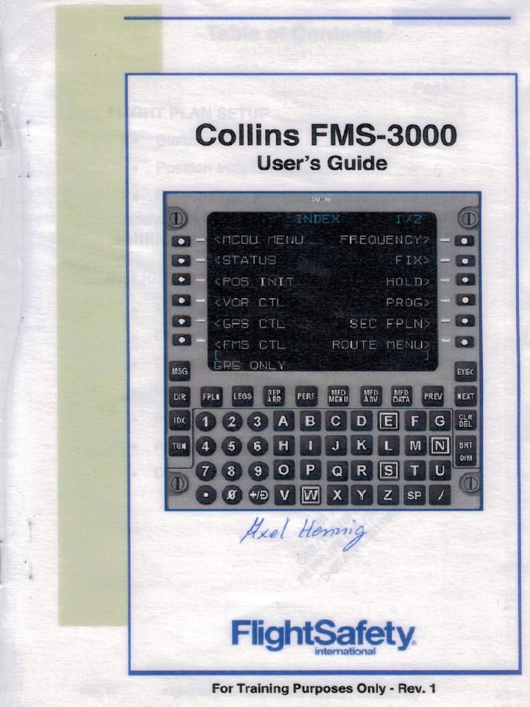 Collins FMS | PDF