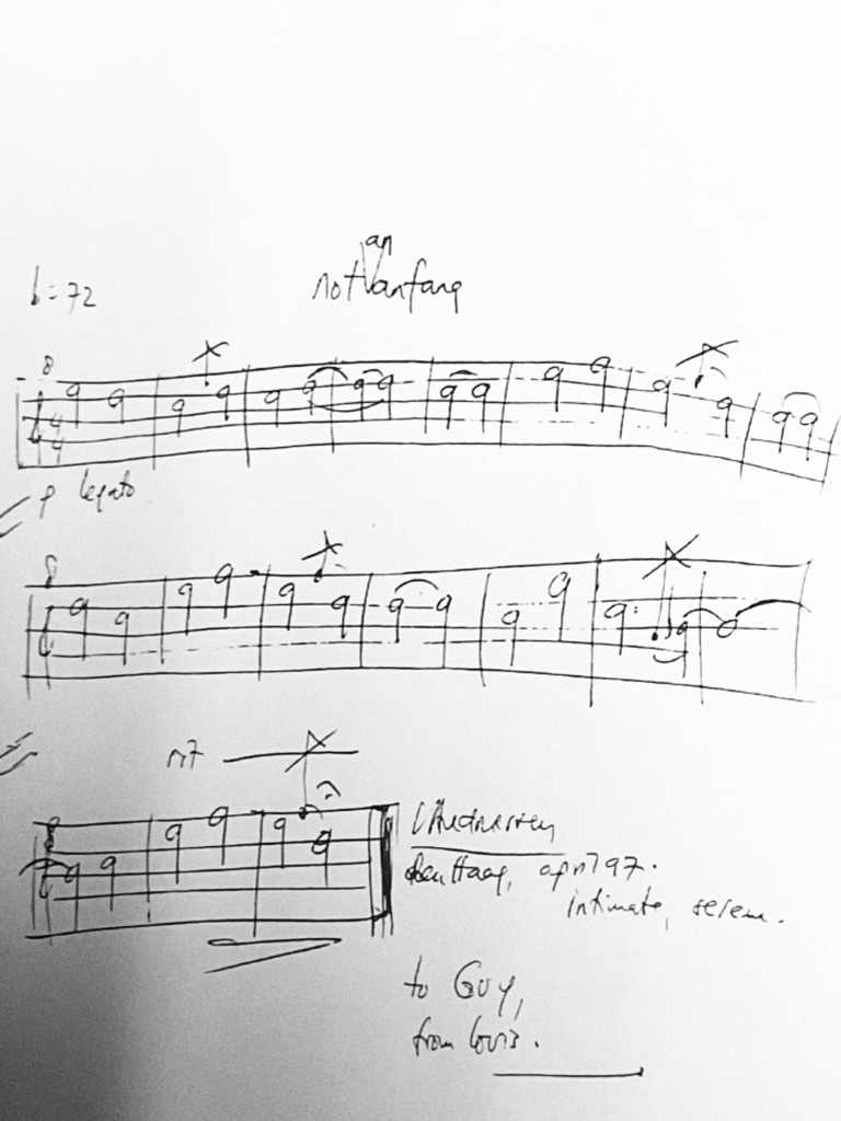 Louis Andriessen - Not An Anfang | PDF