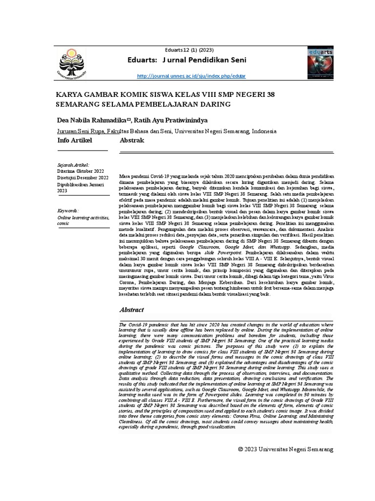 Artikel Jurnal Seni Rupa | PDF