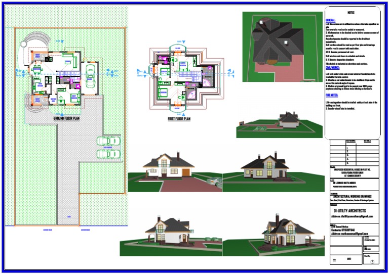 Archtectural Drawings Pdf